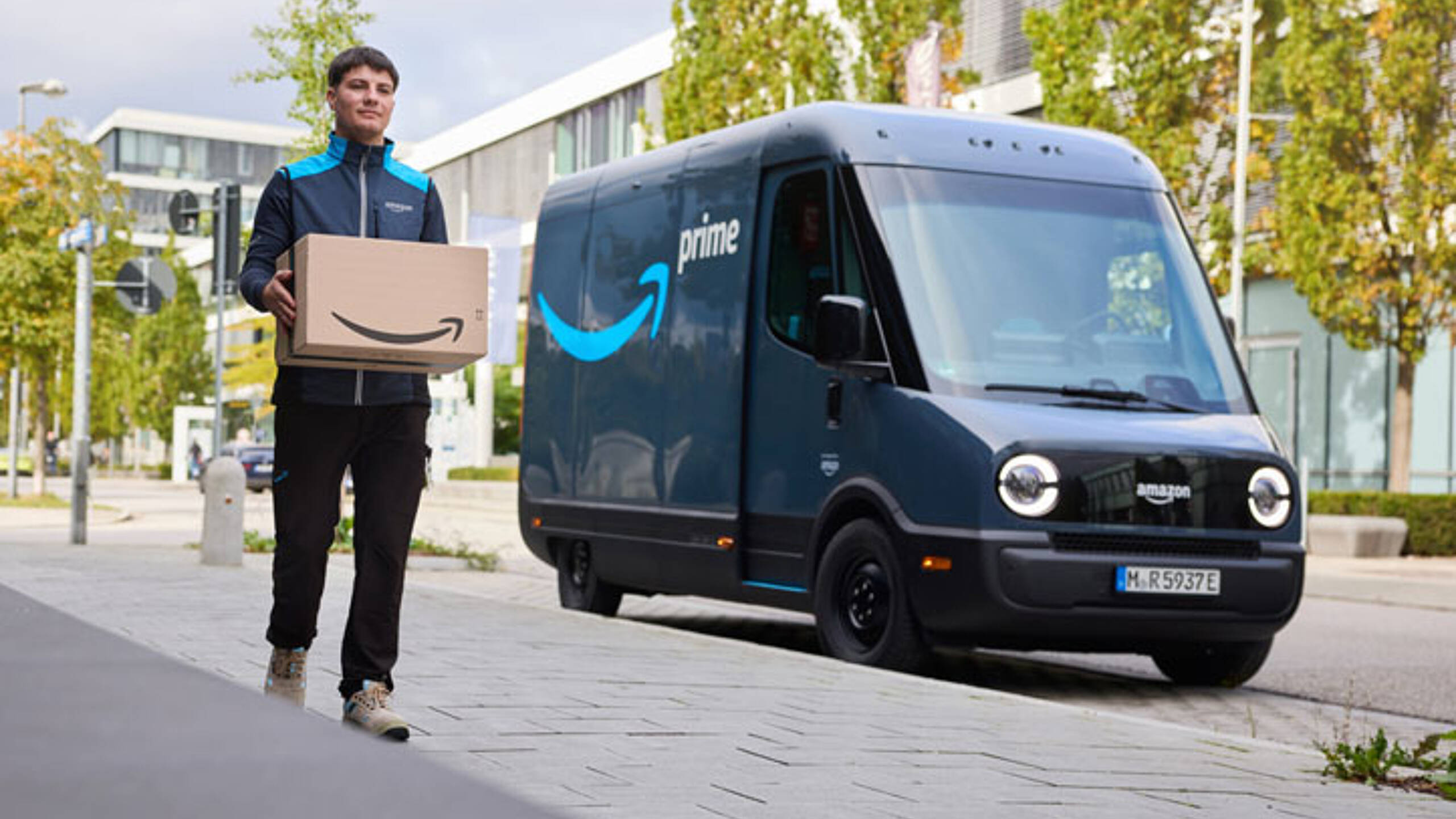 Amazon Adds Custom-Built Rivian EVs to European Fleet in Green Commitment