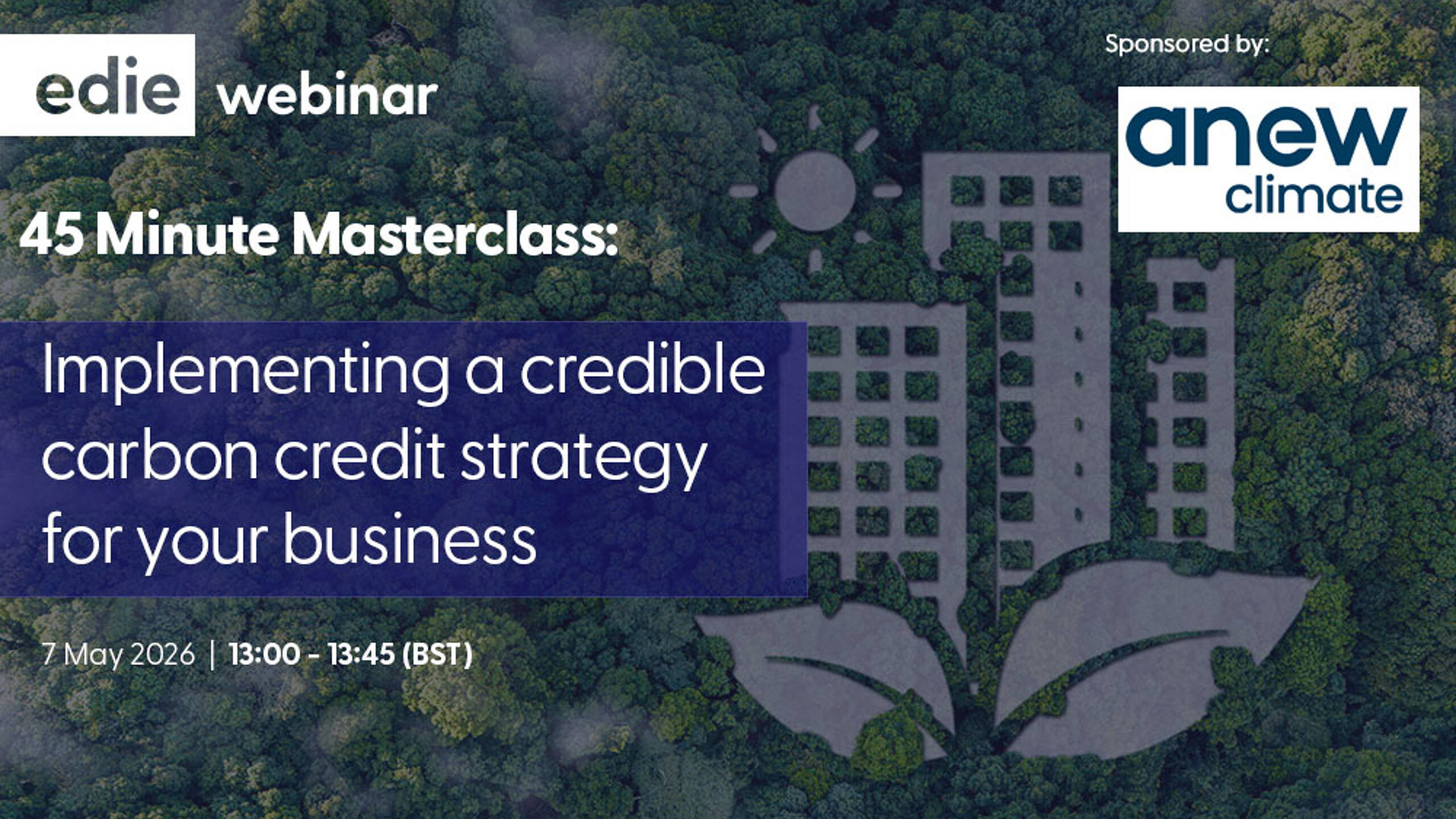 45-Minute Masterclass: Implementing a credible carbon credit strategy ...