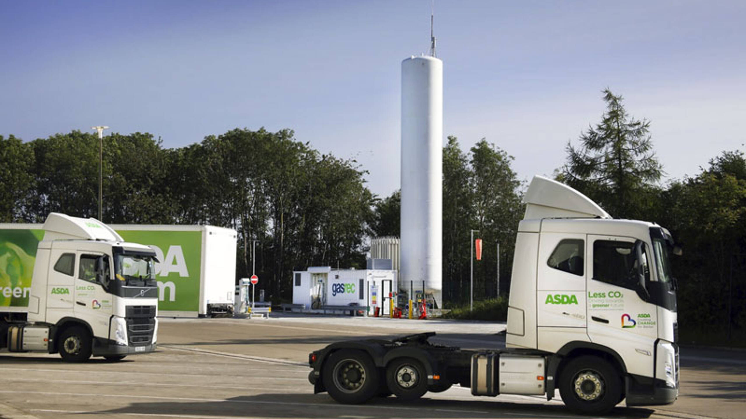 Asda opens two new biogas refuelling stations to cut lorry emissions - edie
