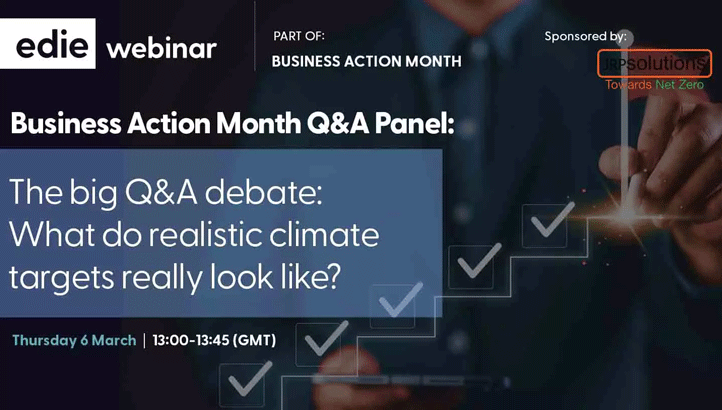 Live event: edie Business Action Accelerator Sessions