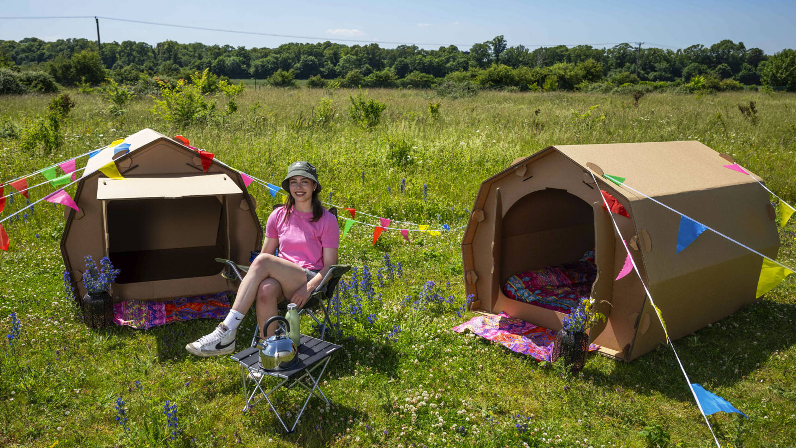DS Smith launches recycled carboard tents for festival season - edie