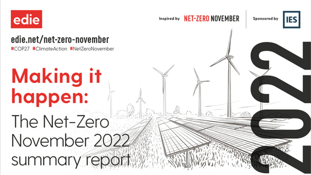 The Net-Zero November 2022 Summary Report - edie
