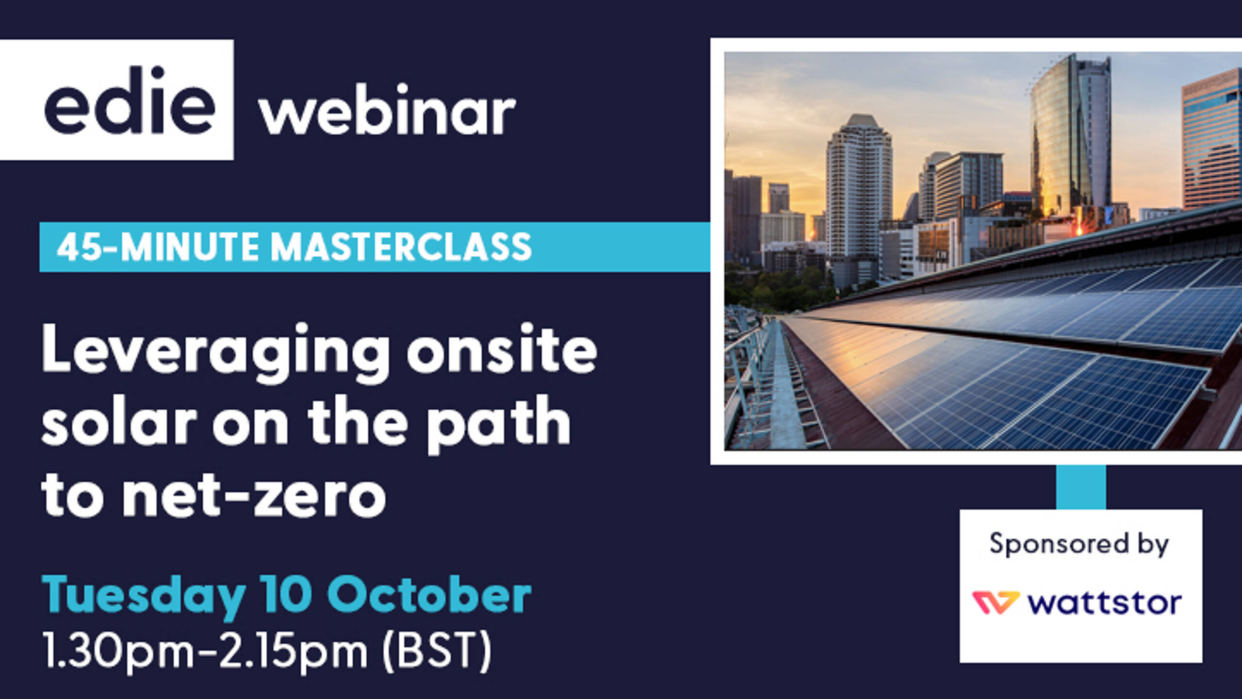 Webinars and Masterclasses - edie