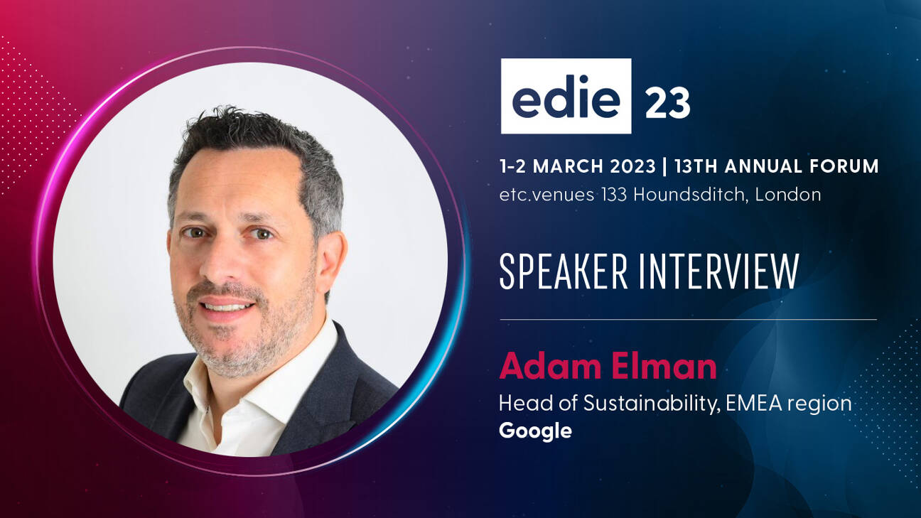 Google’s Adam Elman on how AI can help to accelerate the energy transition - edie