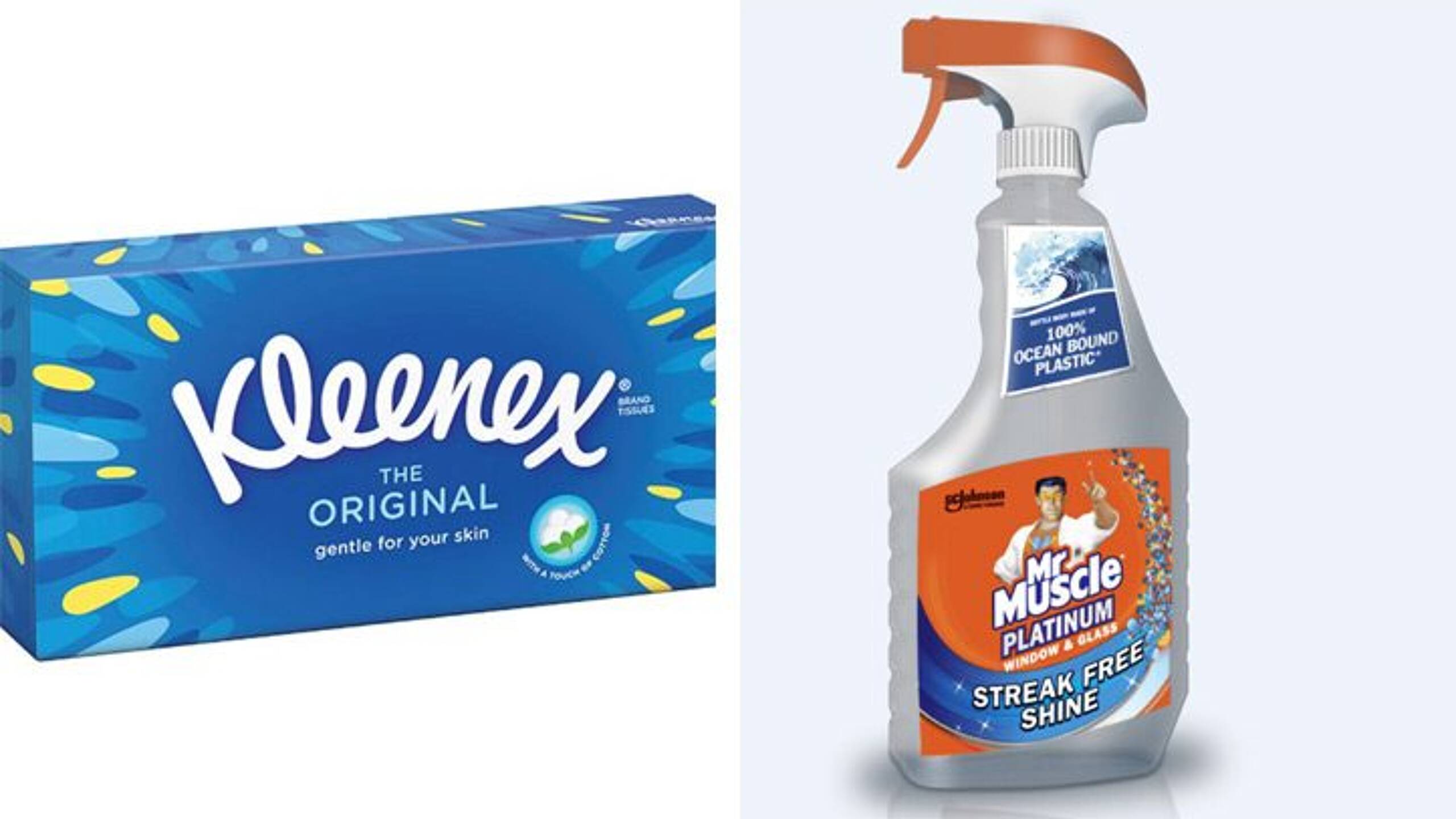 Kleenex debuts plastic-free tissue boxes as Mr Muscle unveils 100% ...