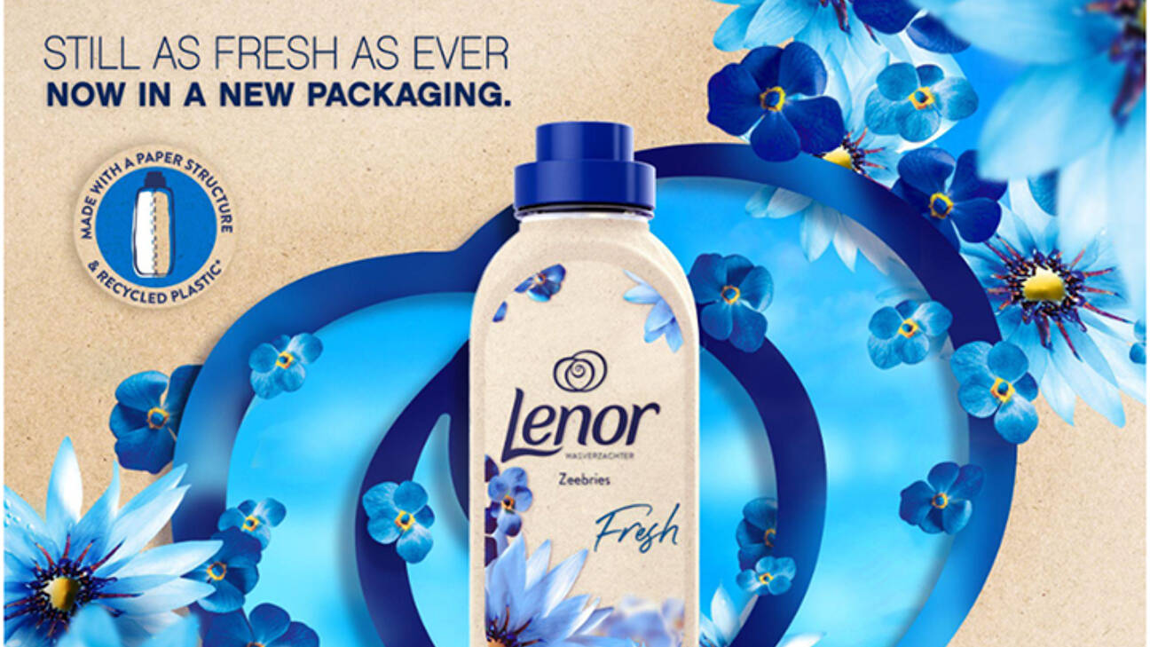 P&G rollout paper bottle trials for Lenor fabric conditioner - edie