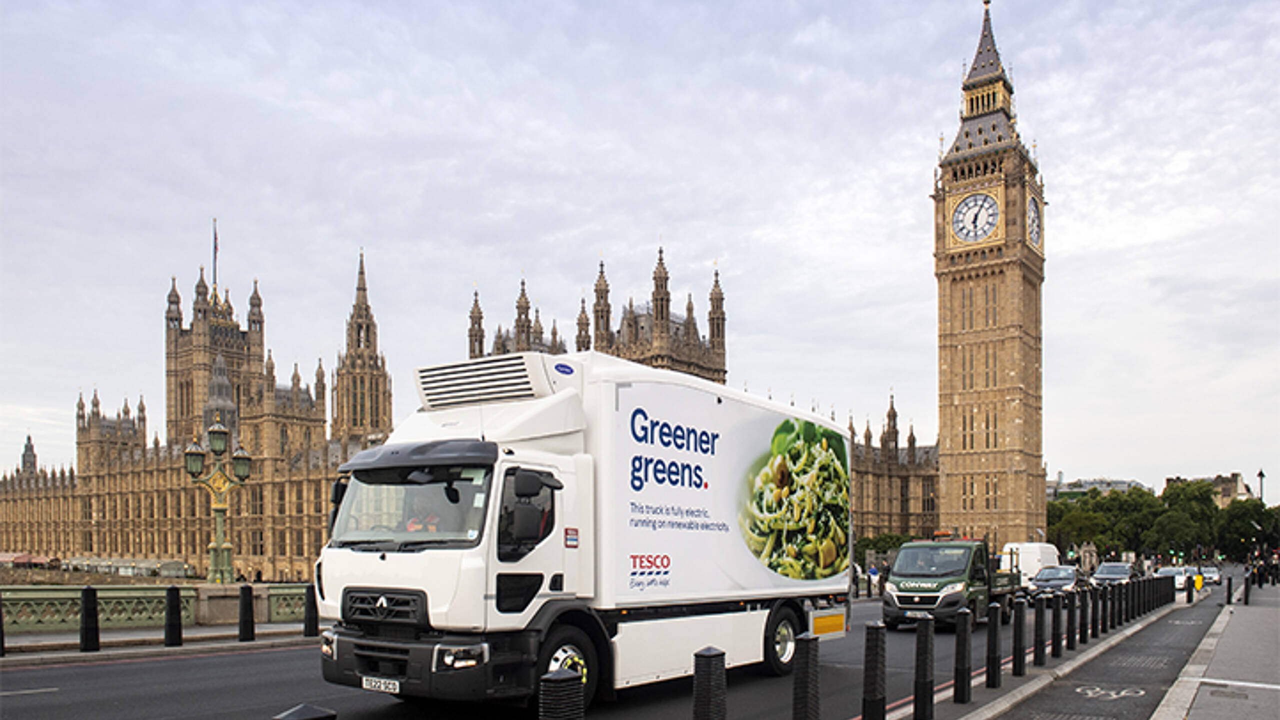 Tesco adds first zero-emission electric lorry to delivery fleet - edie