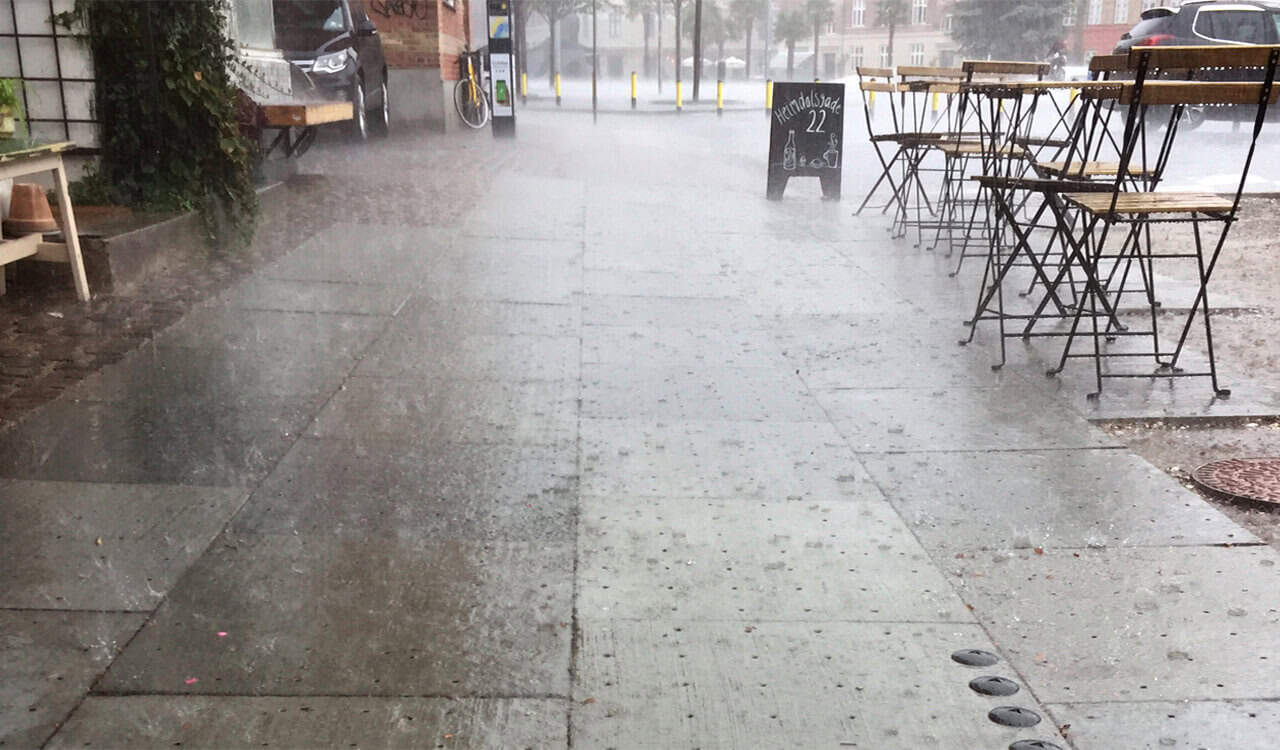 Concrete tiles redirect rainwater to plants - Springwise