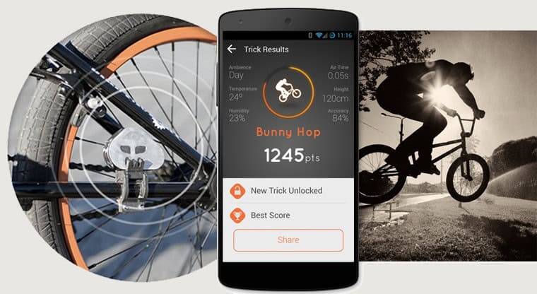 Smart BMX sensor gamifies real life freestyling and racing - Springwise