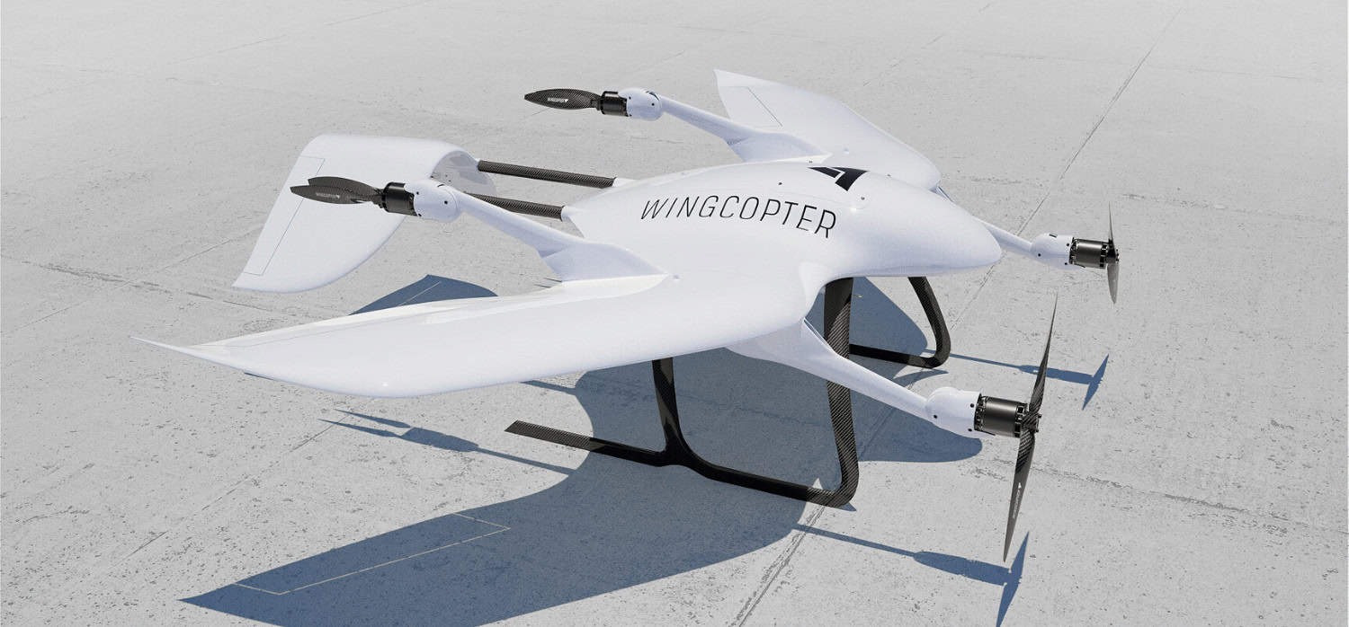 Vertical takeoff drone store