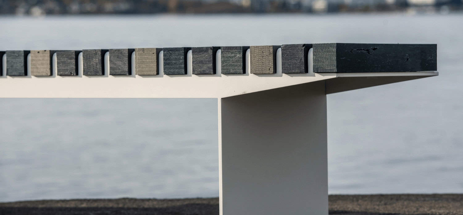Norwegian brand turns marine waste into sea-inspired benches - Springwise