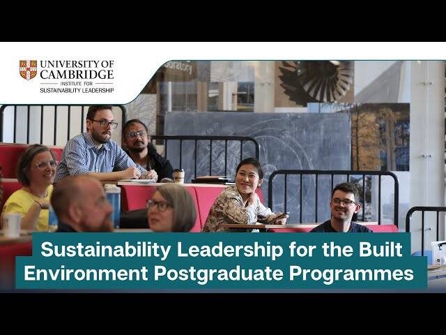 The University of Cambridge Institute for Sustainability Leadership ...